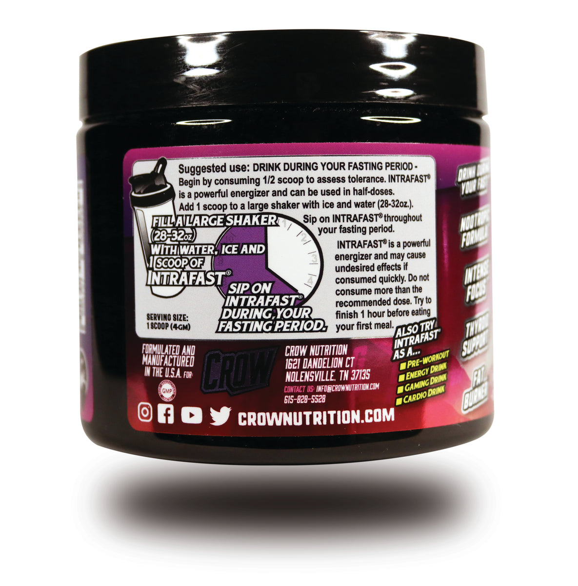 Intrafast® Southern Mountain Gospel Flavor Intermittent Fasting Drink ...