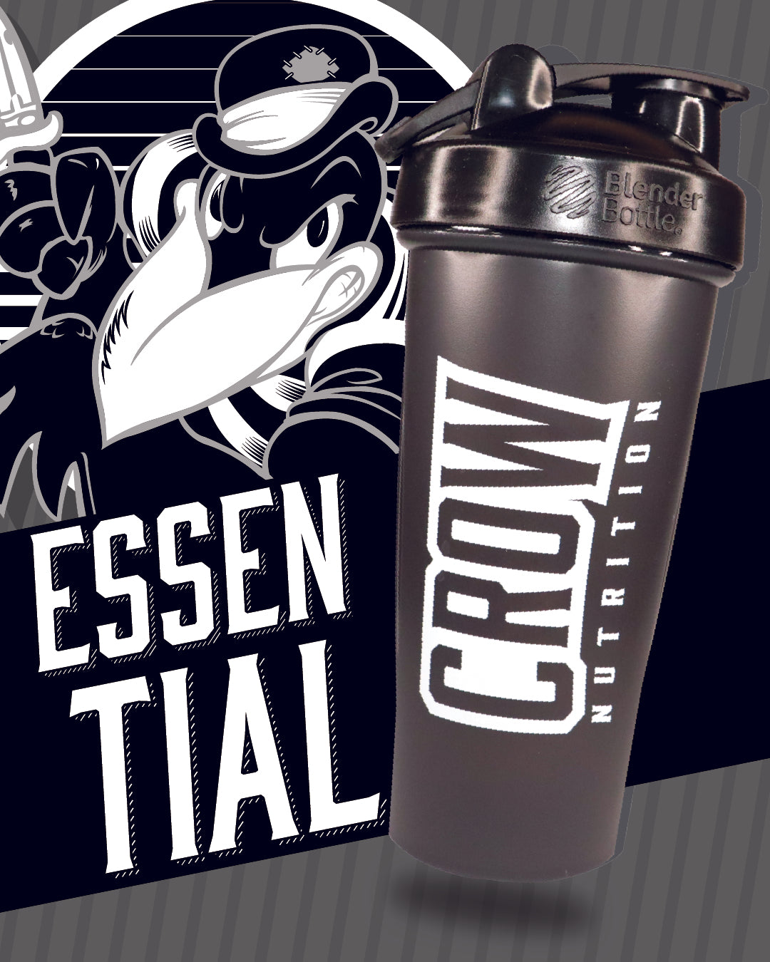 CROW Shaker by Blender Bottle® – Crow Nutrition Co.